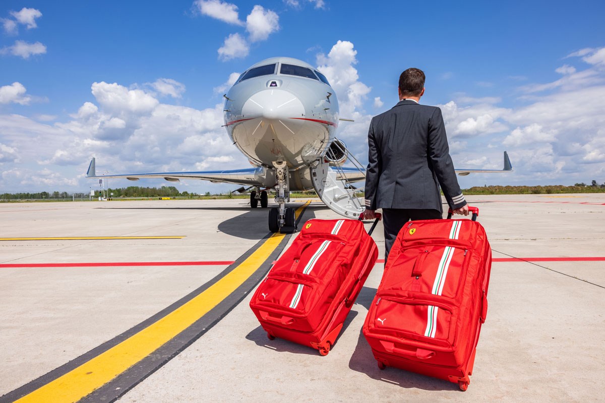 In pictures: inside the private jet used by the Ferrari drivers