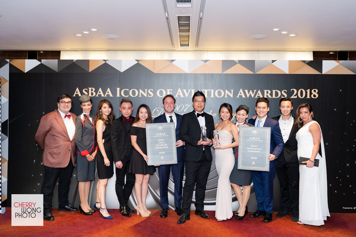 VistaJet receives two AsBAA Icons of Aviation Awards